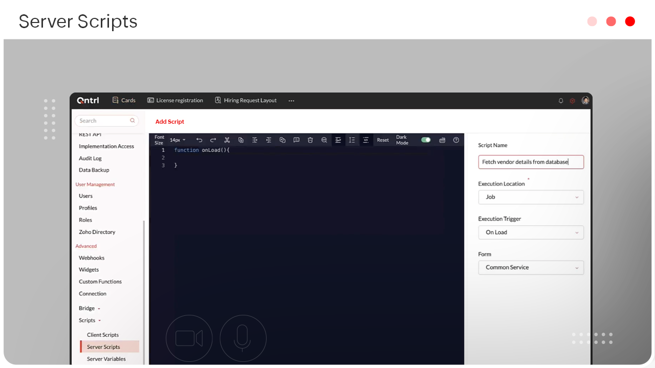 Videos - Server Scripts | Qntrl