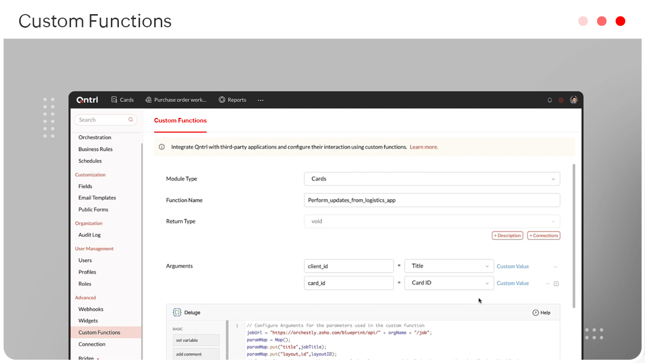 Videos Custom Functions Qntrl 